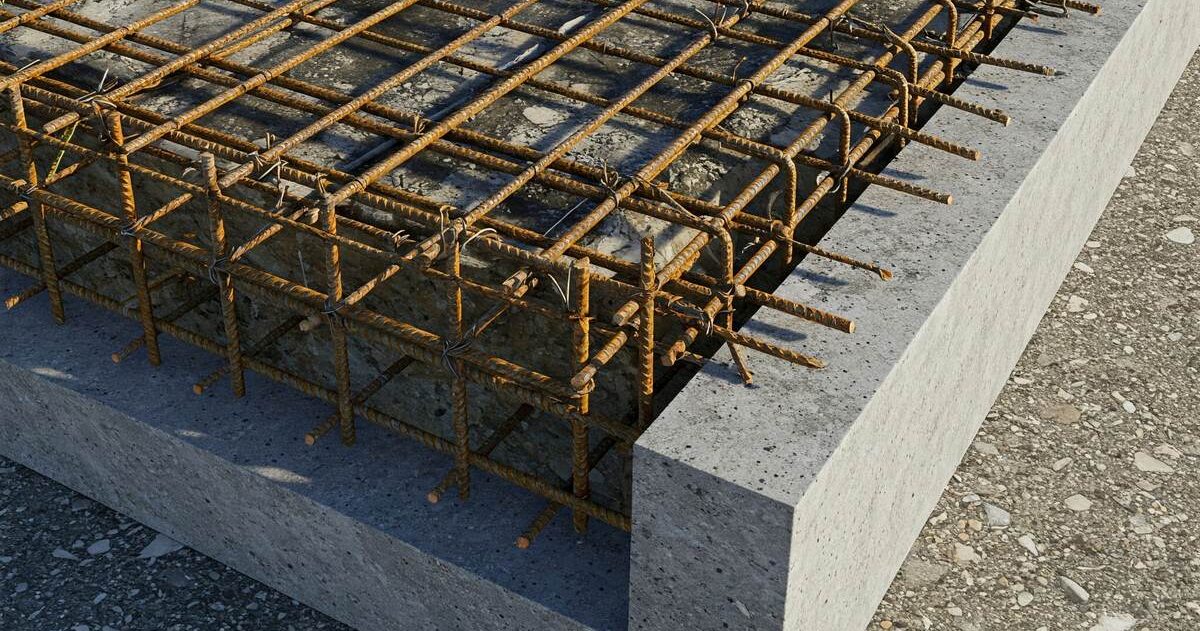 Armatura plinti di fondazione a Novi Ligure, Alessandria